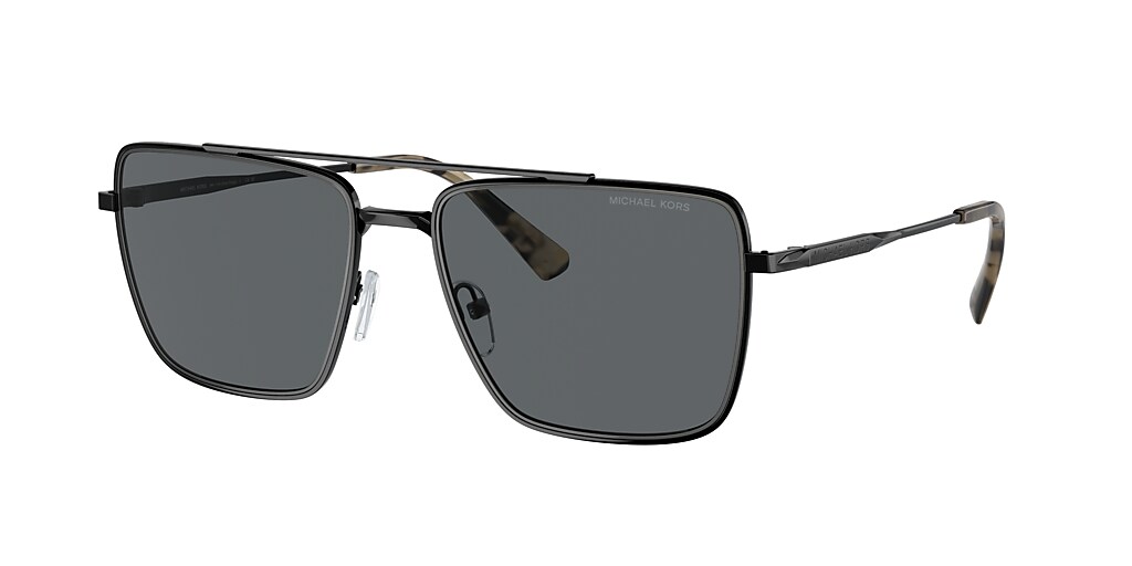 Michael Kors MK1154 Blue Ridge 58 Dark Grey Solid & Shiny Black ...