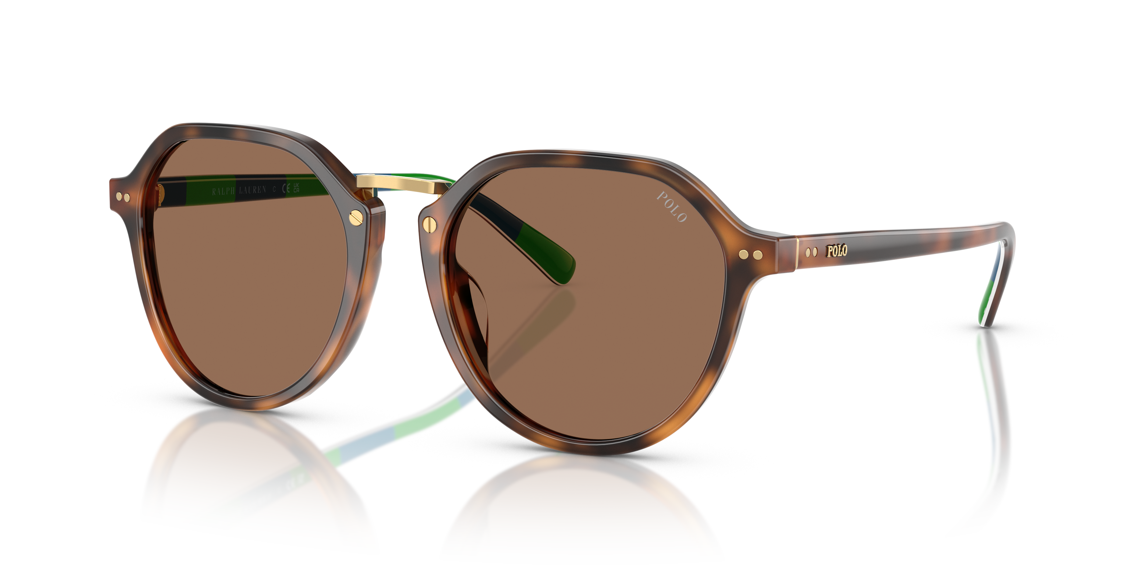 Polo Ralph Lauren PH4223U M (53 - 19) with Brown lenses and Red frame ...