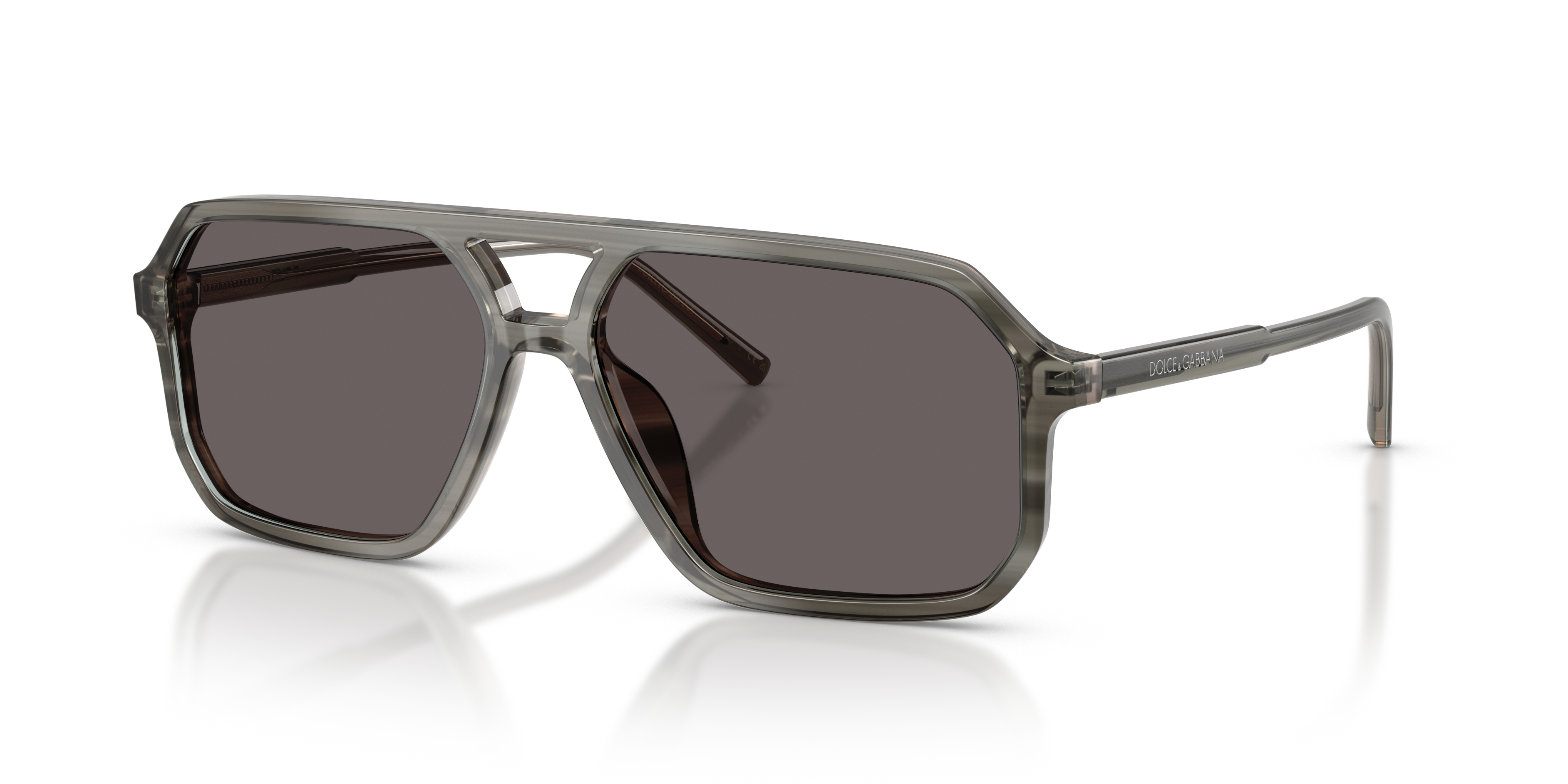 Dolce&Gabbana DG4541 XL (59 - 15) with Grey lenses and Grey frame ...