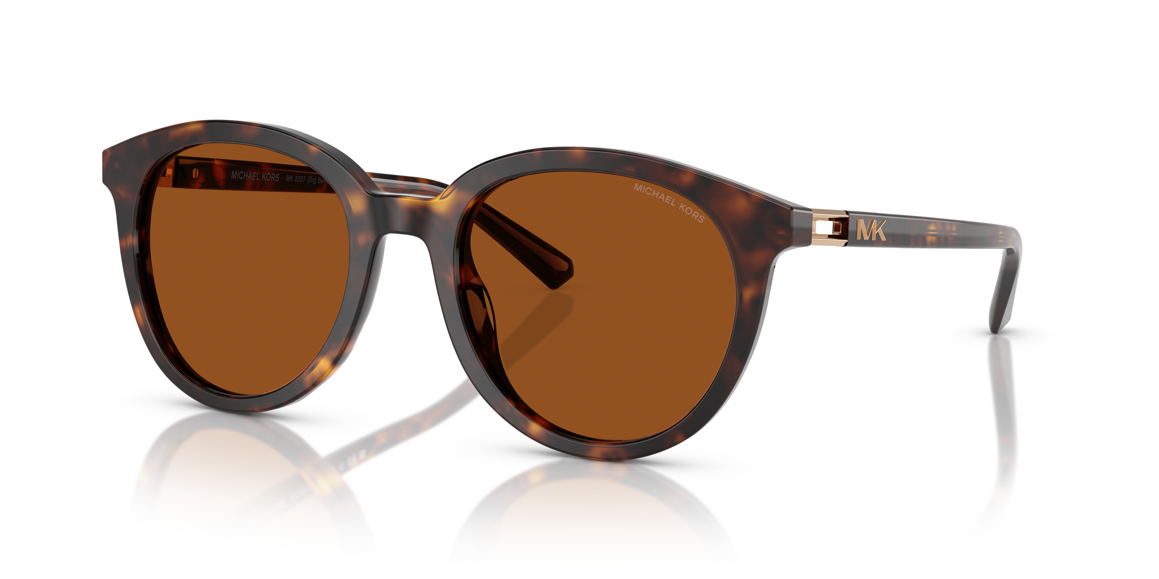 Michael Kors MK2227 Big Bend L (53 - 21) with Brown lenses and Tortoise ...