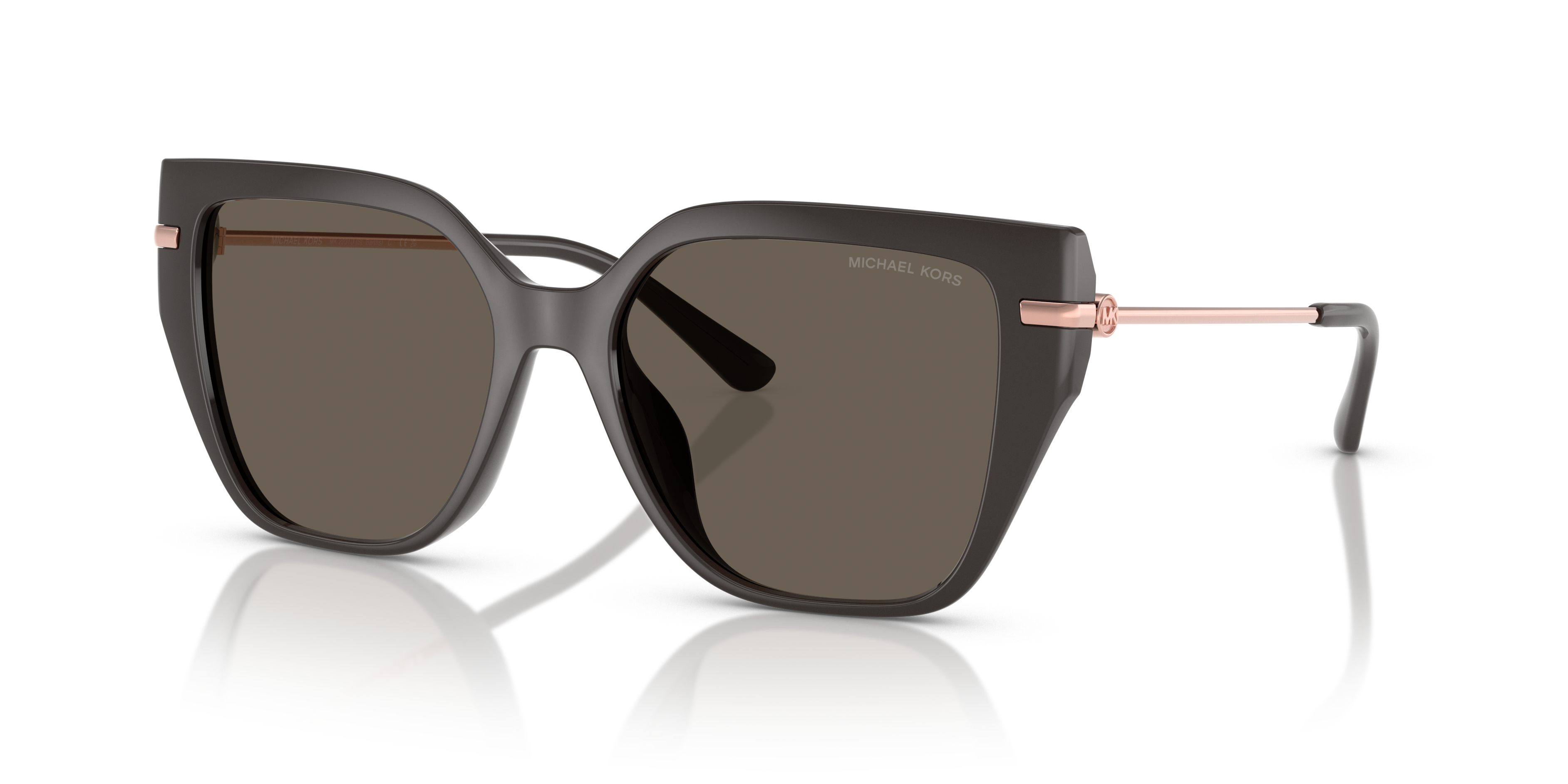 Michael Kors MK2231U St. Barths M (54 - 17) with Brown lenses and Grey ...