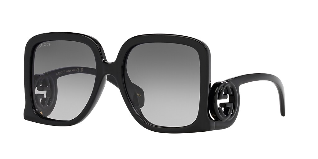Gucci Gg1326s 58 Grey And Black Sunglasses Sunglass Hut Usa