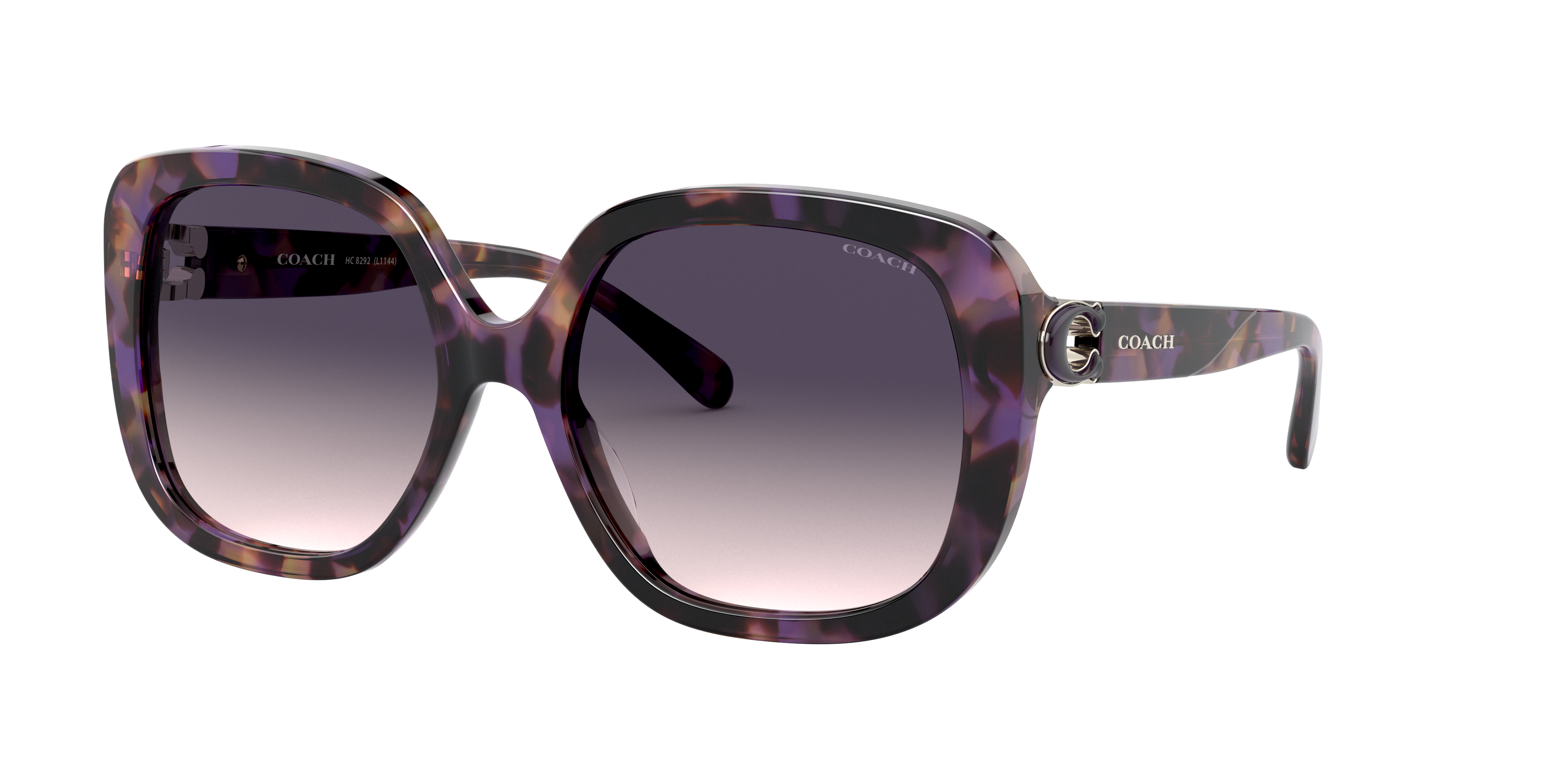 Coach L1144 L (56 - 18) with Violet lenses and Violet frame | Sunglass Hut®