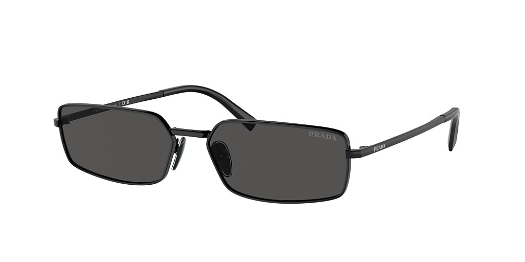 Prada PR A60S 59 Dark Grey & Black Sunglasses | Sunglass Hut Australia