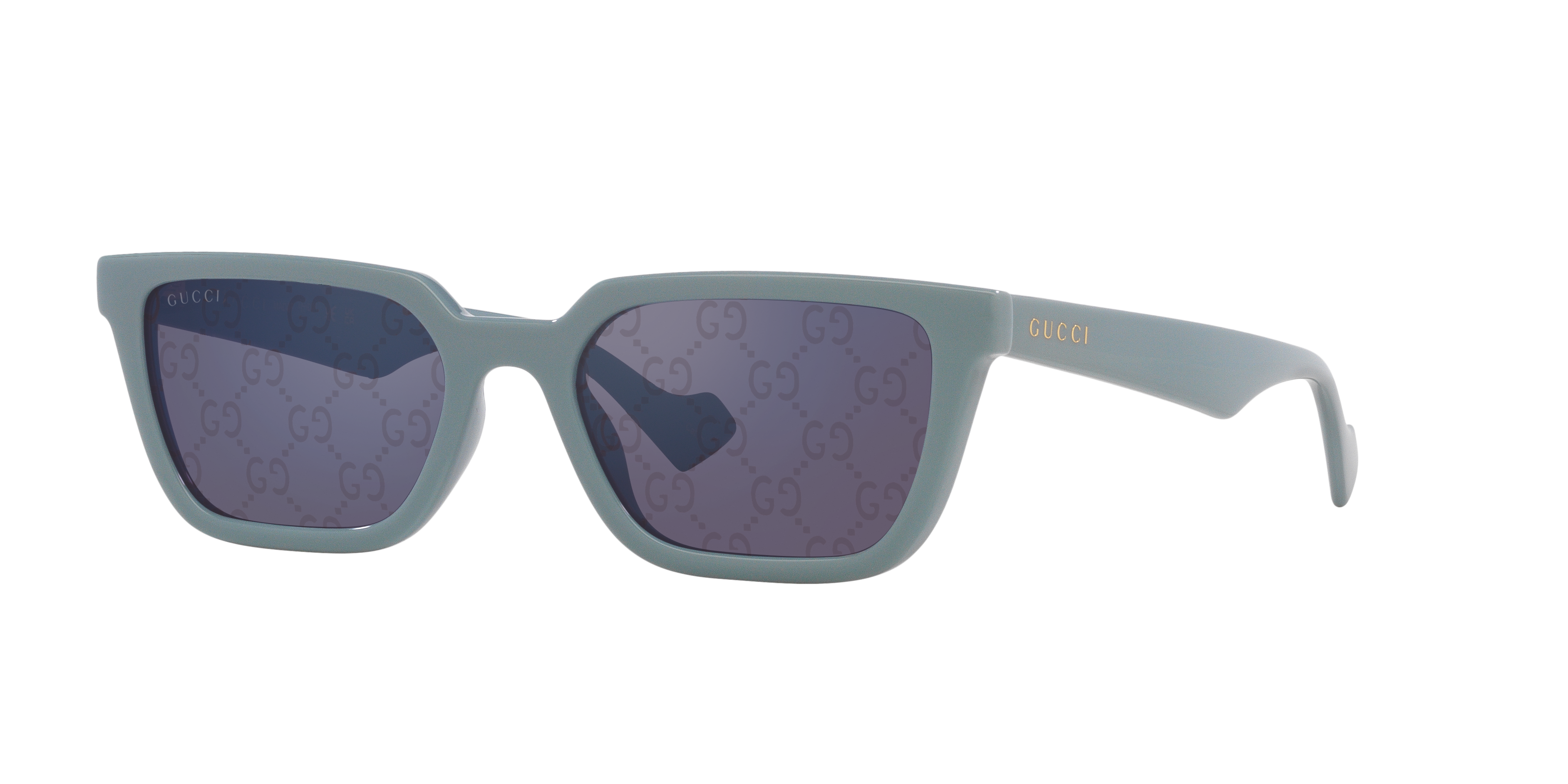 Gucci GG1539S M (55 - 19) with Violet lenses and Blue frame | Sunglass Hut®