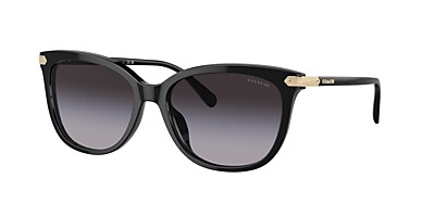 Coach HC8378U CL926 57 Grey Gradient & Black Sunglasses | Sunglass Hut USA