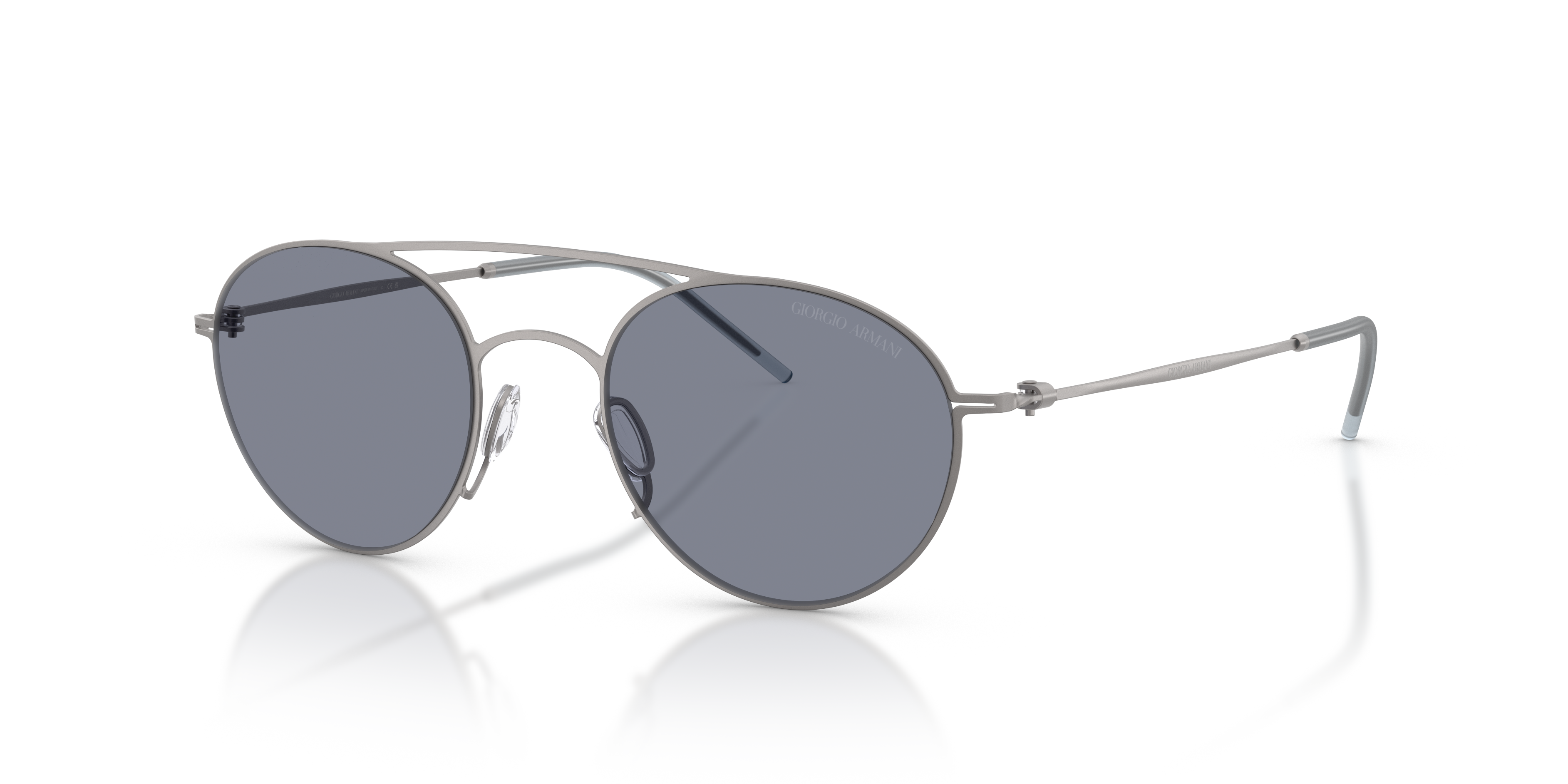 Giorgio Armani AR6169 S (48 - 20) avec Verres Bleu et Monture Gris ...