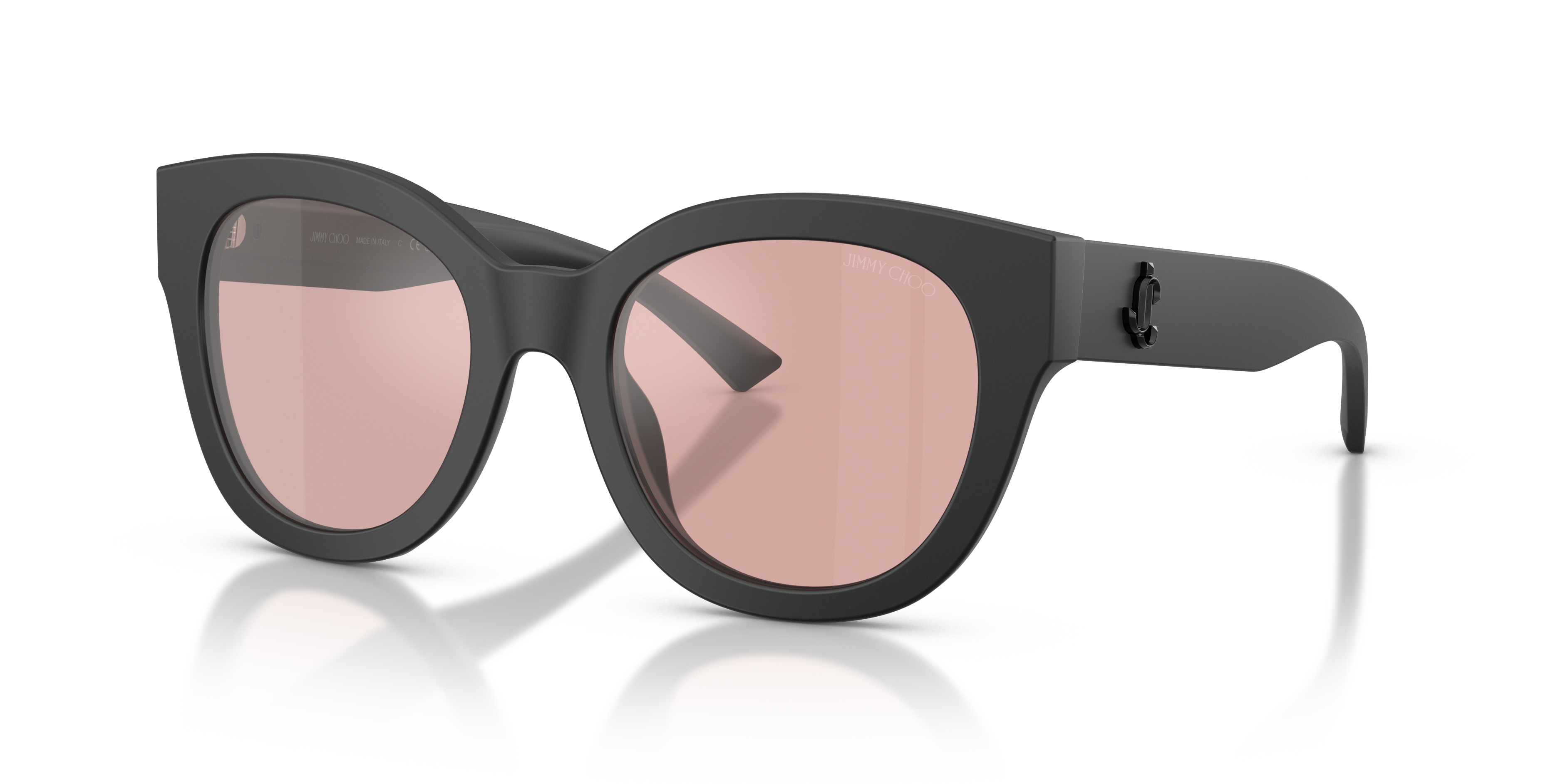 Jimmy Choo JC5053 M (51 - 20) with Violet lenses and Black frame ...