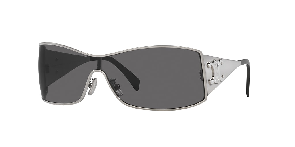 Celine Maxi Metal Triomphe Cl40283U Grey & Grey Sunglasses | Sunglass ...