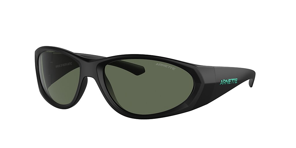 Arnette AN4342 Ilum 2.0 62 Dark Green & Matte Black Sunglasses ...