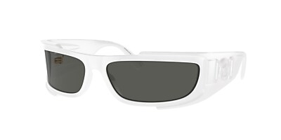 Versace VE4446 67 Dark Grey & White Sunglasses | Sunglass Hut USA