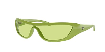 Ray-Ban RB4431 Xan Bio-Based 01 Green & Apple Green Sunglasses ...