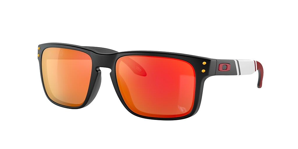 Oakley OO9102 Arizona Cardinals Holbrook™ 57 Prizm Ruby & Matte Black ...