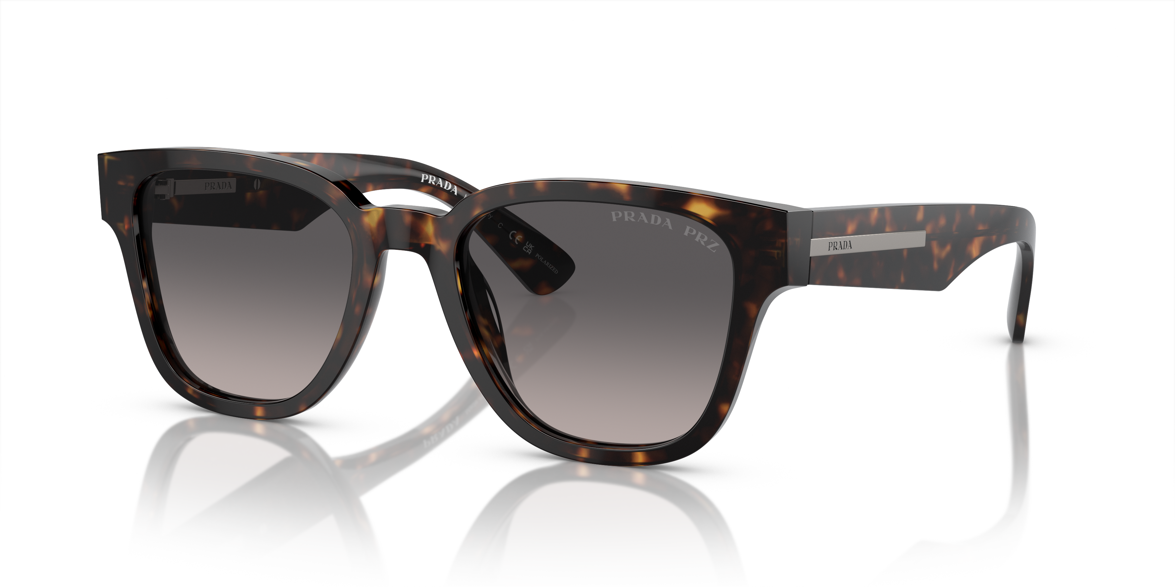 Prada PR A04S M (52 - 20) with Grey lenses and Tortoise frame ...