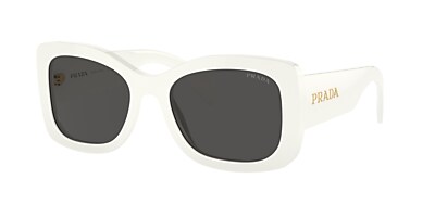 Prada PR A08S 56 Dark Grey & Talc Sunglasses | Sunglass Hut USA
