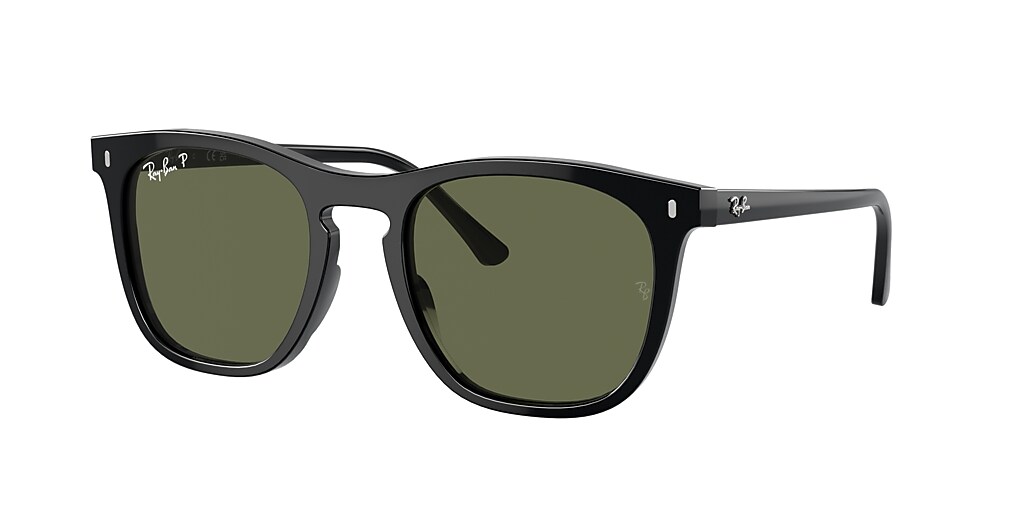 Ray-Ban RB2210 53 Green & Black Polarized Sunglasses | Sunglass Hut USA
