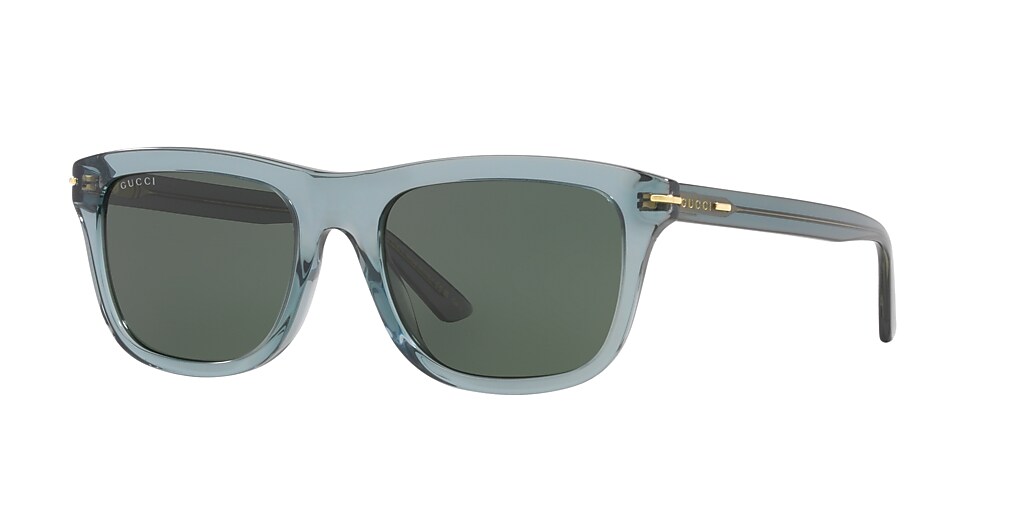 Gucci GG1444S 55 Green & Green Sunglasses | Sunglass Hut USA