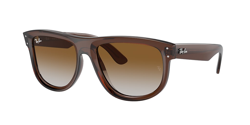 Ray-Ban RBR0501S Boyfriend Reverse 56 Brown & Transparent Brown ...