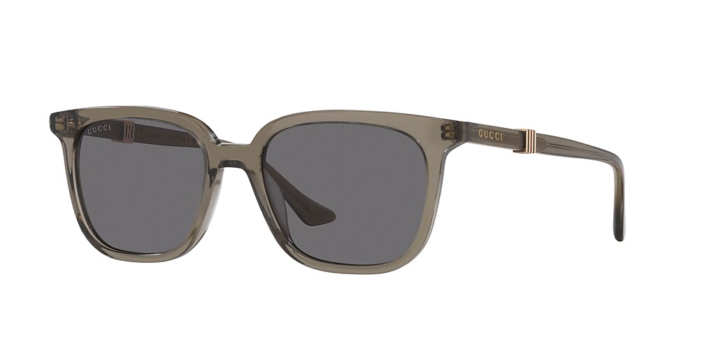 Gucci GG1493S 54 Grey & Brown Sunglasses | Sunglass Hut USA