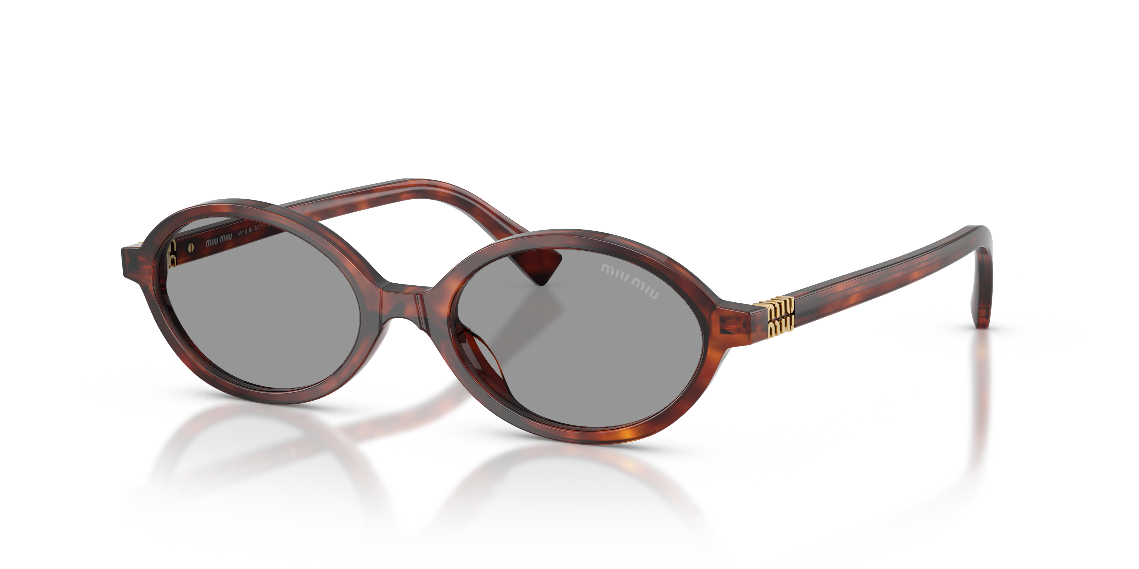 Miu Miu MU 04ZS S (50 - 18) with Grey lenses and Tortoise frame ...