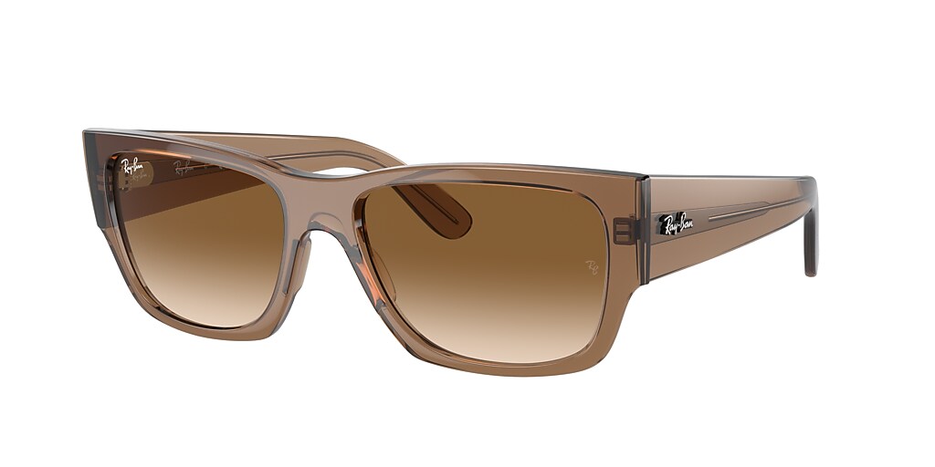 Ray-Ban RB0947S Carlos 56 Clear & Brown & Transparent Light Brown ...