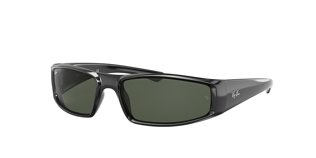 Ray-Ban RB4335 58 G-15 Green & Black Sunglasses | Sunglass Hut Australia