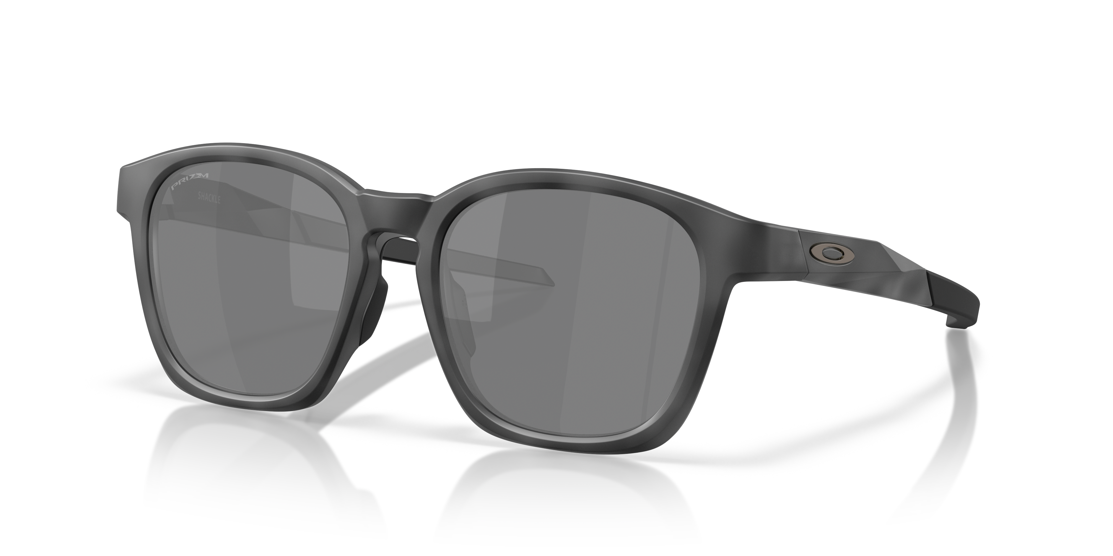 Oakley OO9507D Shackle XL (52 - 18) mit Schwarz Gläsern und Grau ...