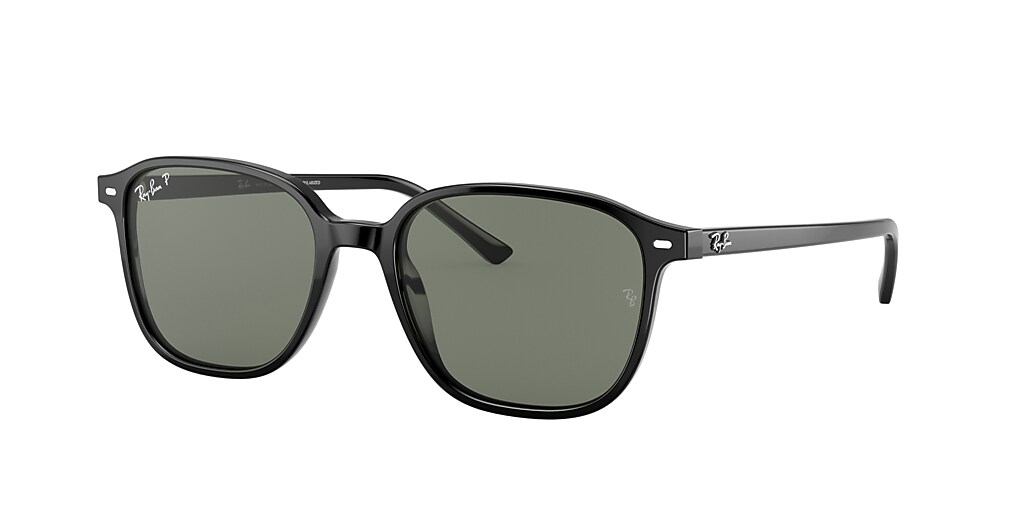 Ray-Ban RB2193 Leonard 53 G-15 Green & Black Polarised Sunglasses ...