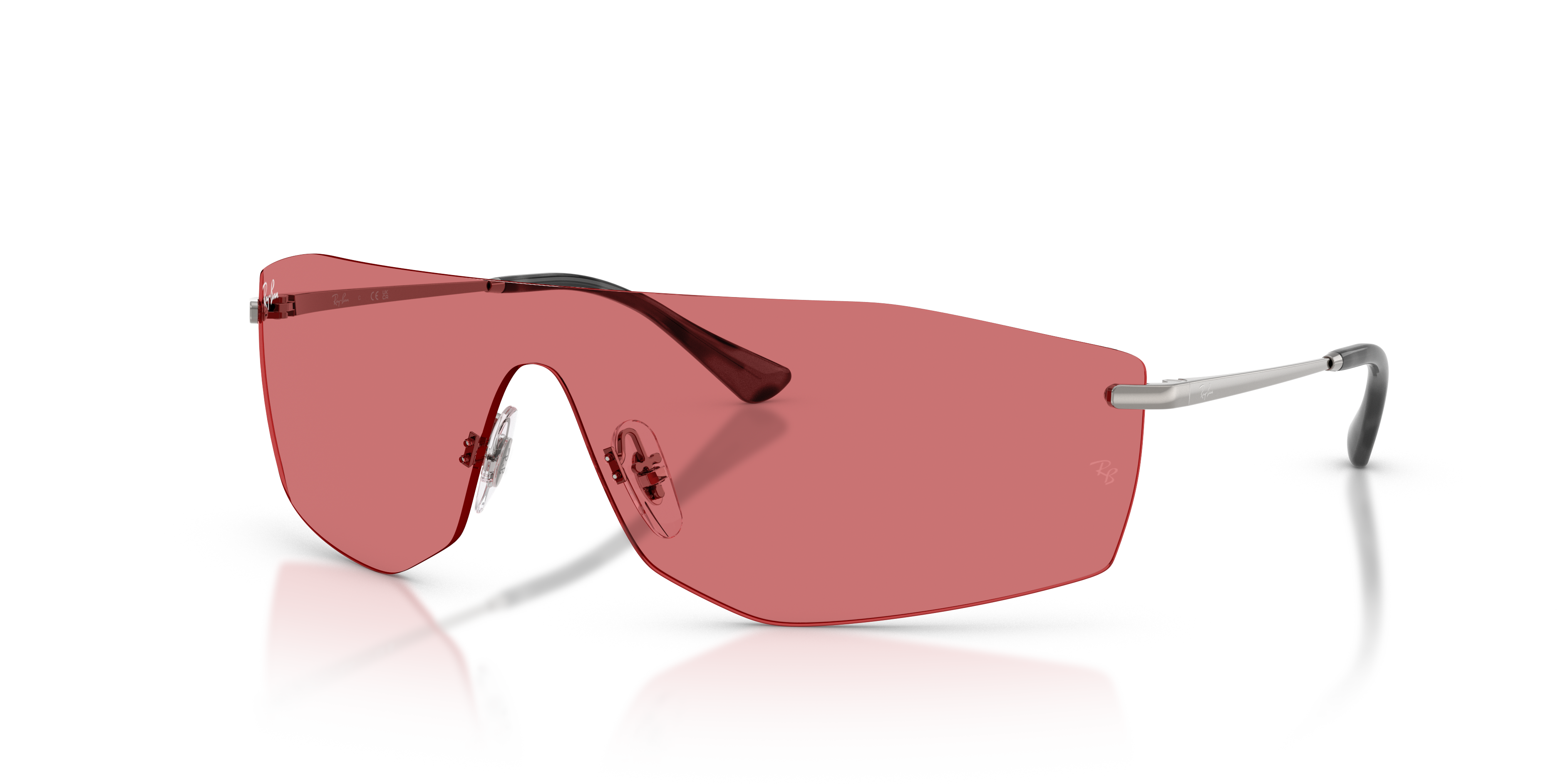 Ray-Ban RB3781 Alix Bio-Based XXL (0 - 141) with Red lenses and Grey ...