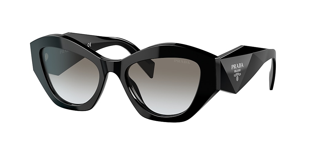 Prada PR 07YS 53 Grey Gradient & Black Sunglasses | Sunglass Hut USA