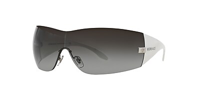 Versace VE2054 01 Grey Gradient Blue & Silver Sunglasses | Sunglass Hut ...