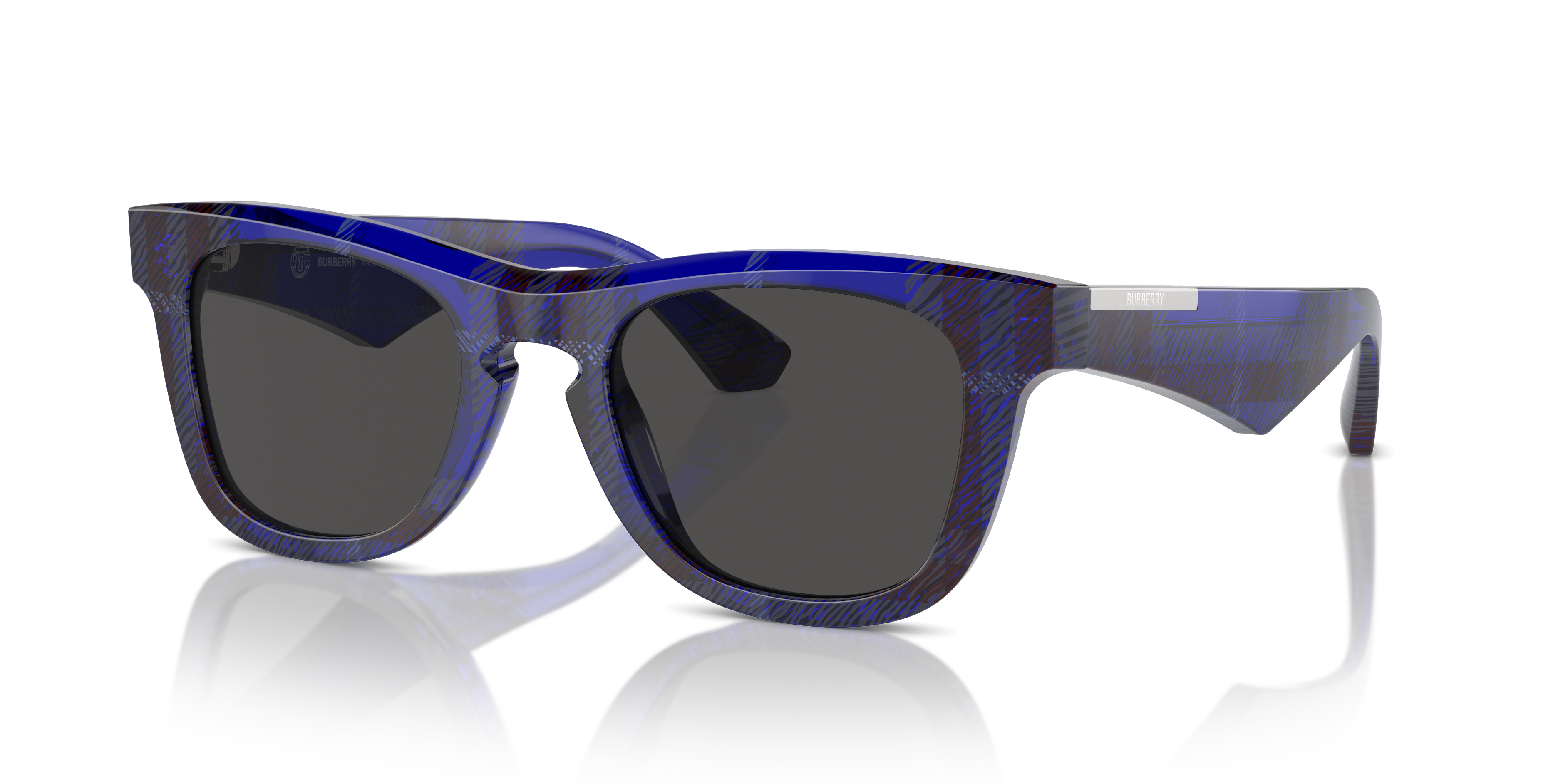 Burberry BE4426 S (50 - 21) with Grey lenses and Blue frame | Sunglass Hut®