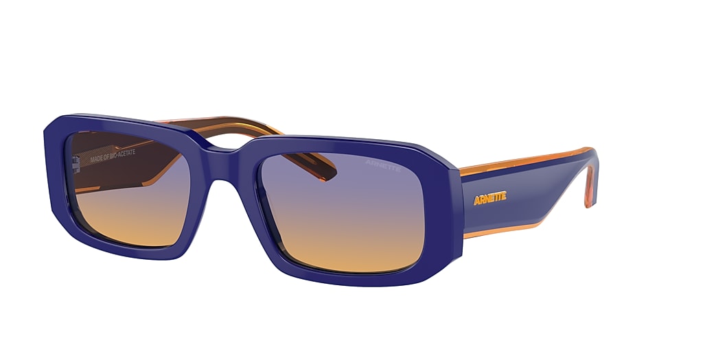 Arnette AN4318 Thekidd 53 Fifty Blue/Orange & Blue Sunglasses ...