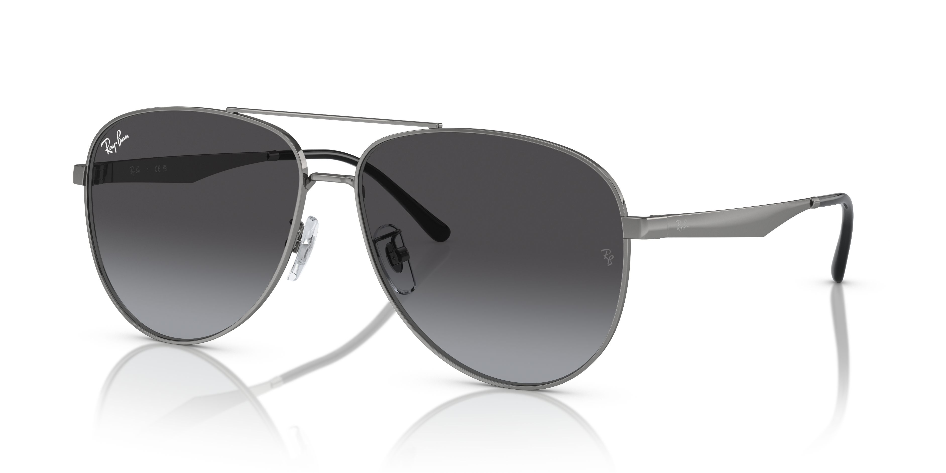 Ray-Ban RB3712D XXL (62 - 14) with Grey lenses and Grey frame ...