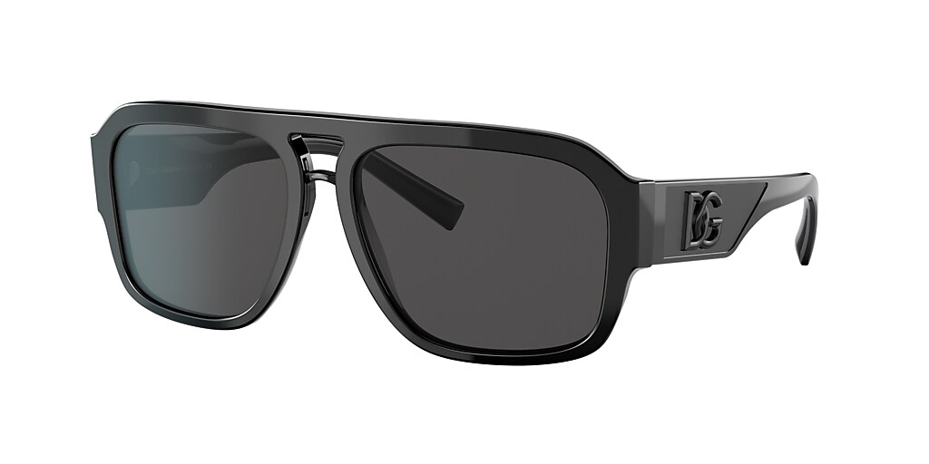 Dolce&Gabbana DG4403 58 Dark Grey & Black Sunglasses | Sunglass Hut USA