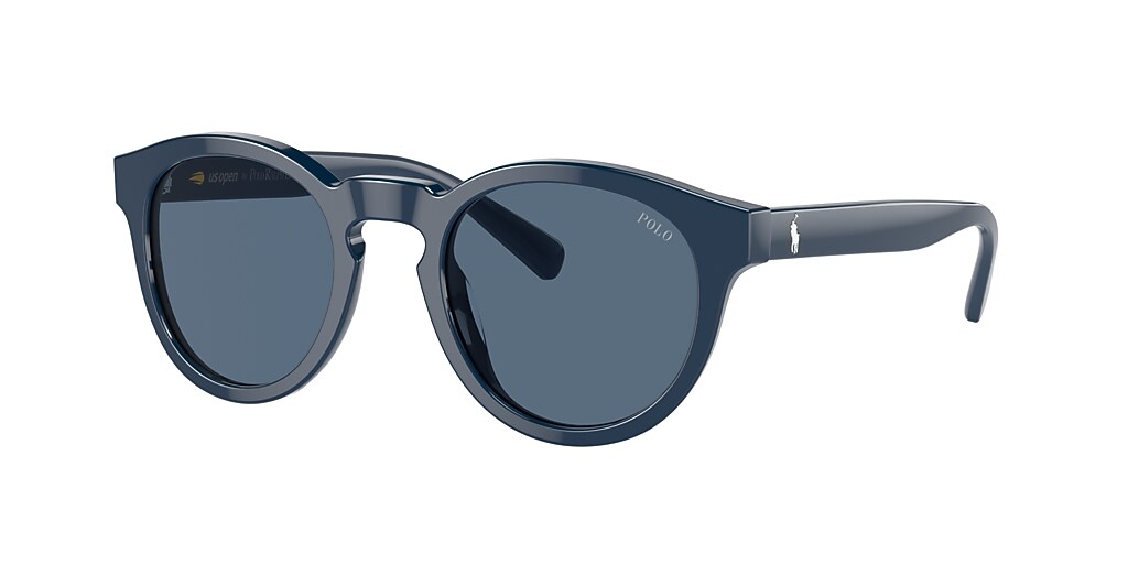 Polo Ralph Lauren PH4184 49 Dark Blue & Shiny Navy Blue Sunglasses ...