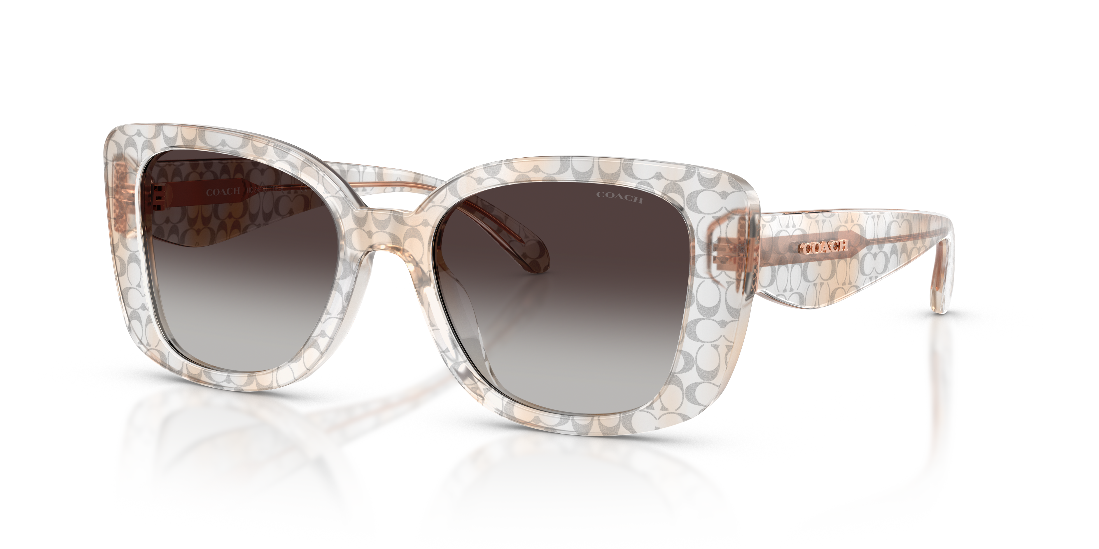 Coach HC8450U CDP48 M (52 - 19) con Cristales Gris y Montura Gris ...