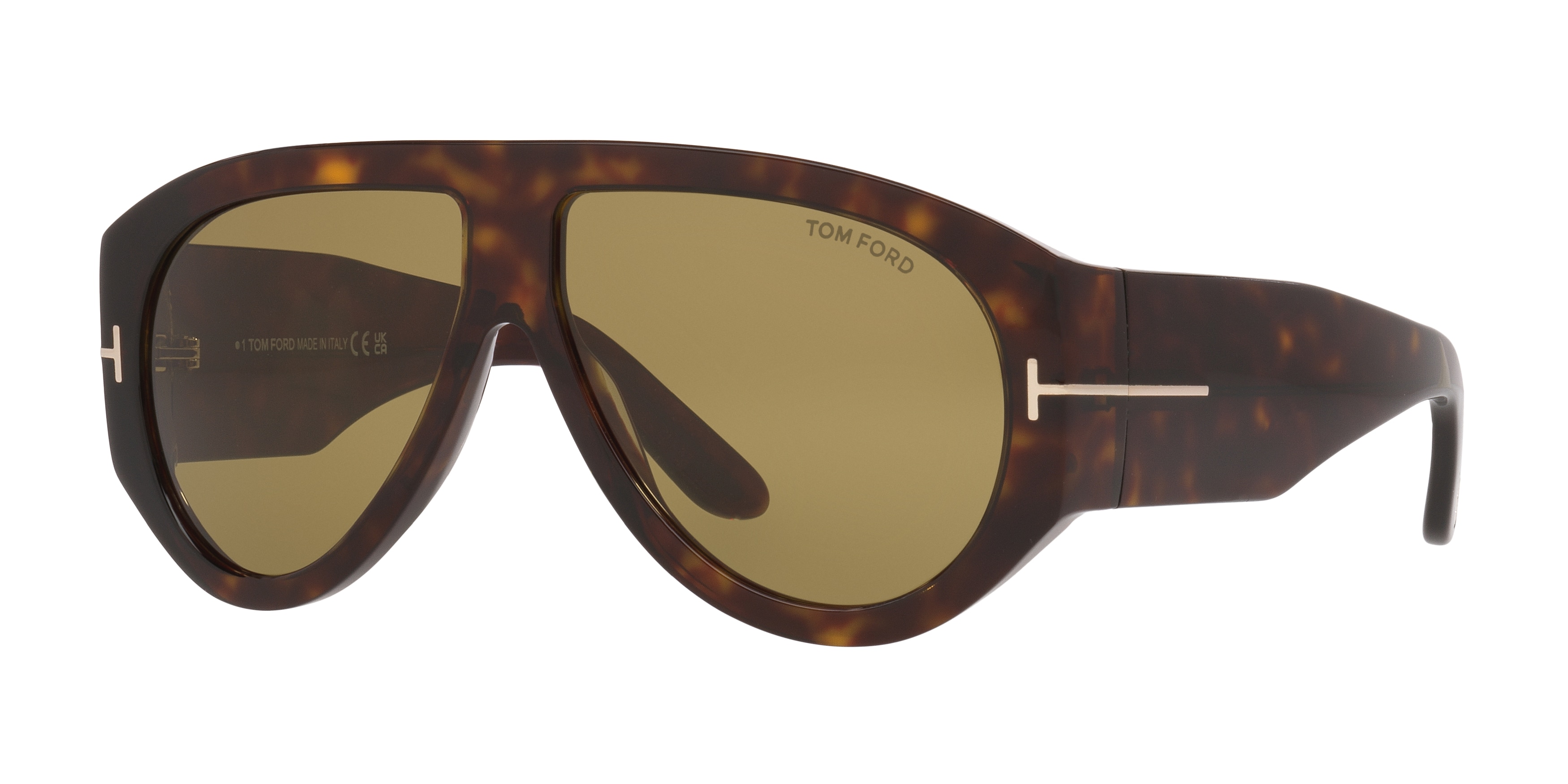 Tom Ford FT1044 XXL (60 - 12) with Green lenses and Tortoise frame ...
