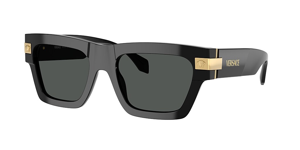 Versace VE4464 55 Dark Grey & Black Sunglasses | Sunglass Hut USA