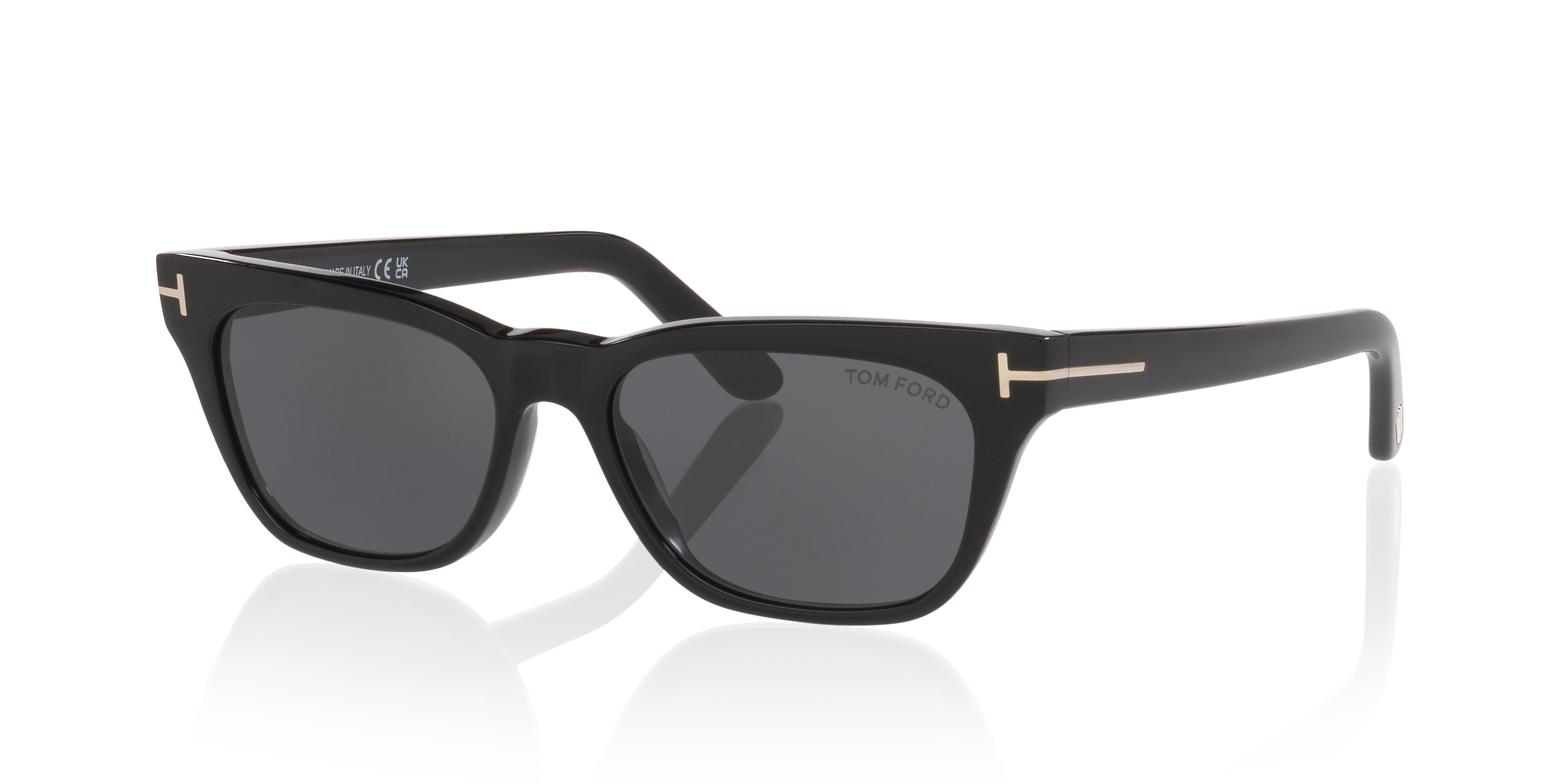 Tom Ford Penn-02 XXL (53 - 16) with Grey lenses and Black frame ...