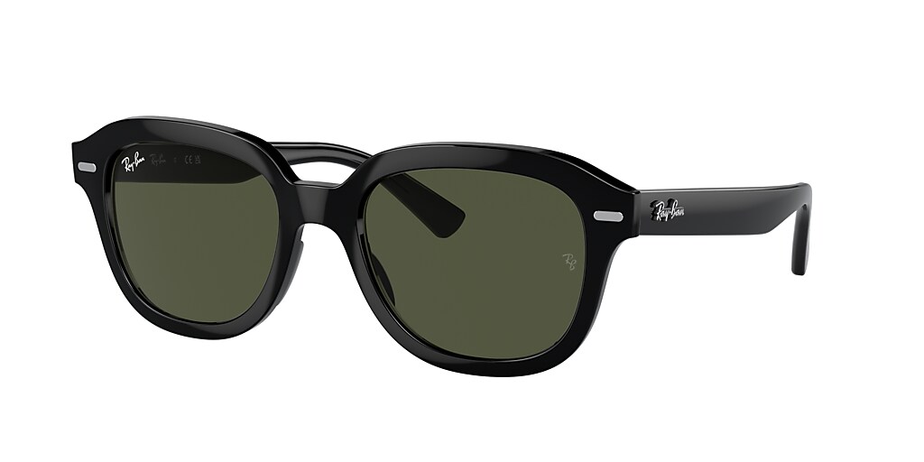Ray-Ban RB4398 Erik 53 Green & Black Sunglasses | Sunglass Hut USA
