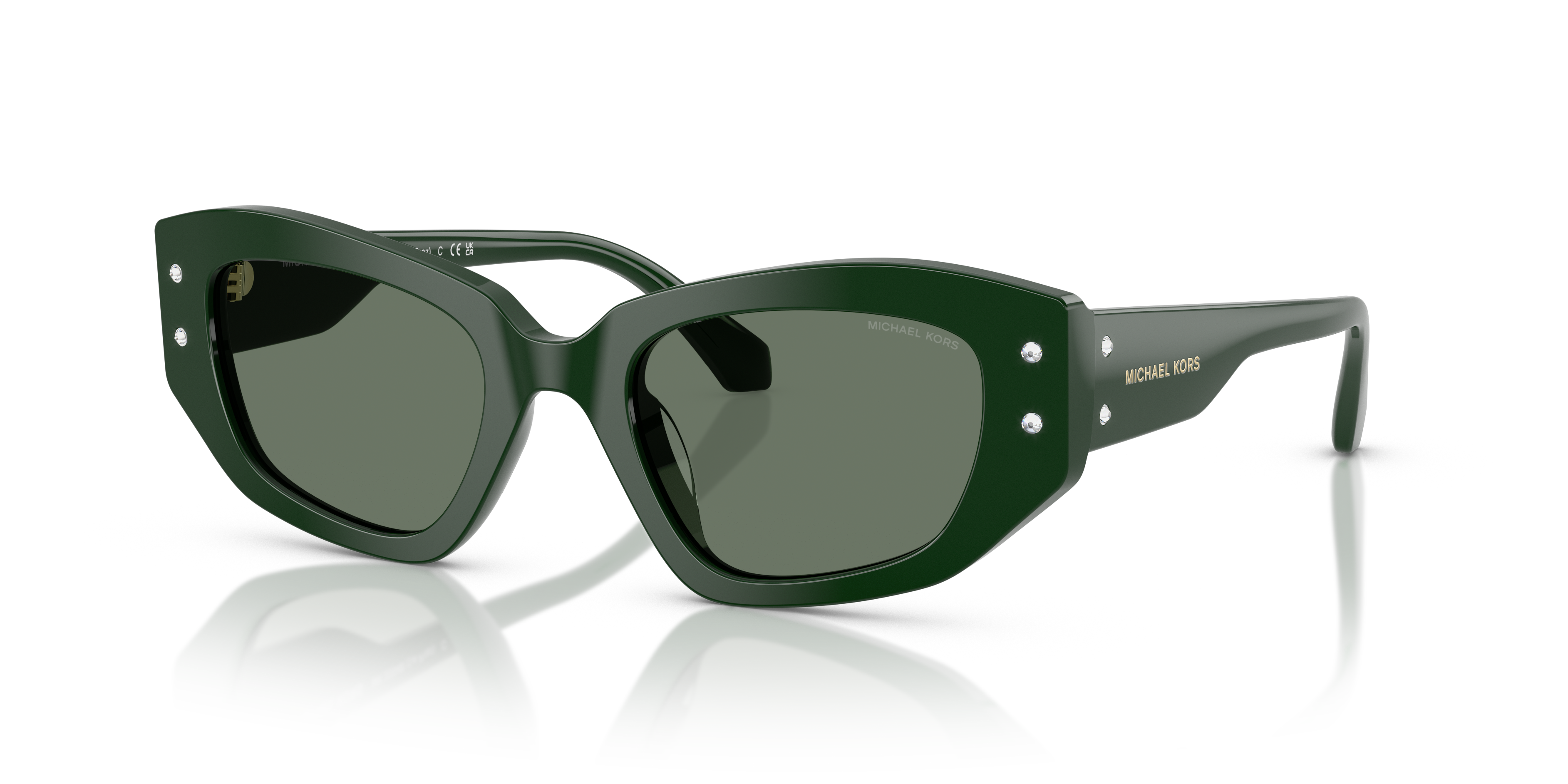 Michael Kors MK2234B Le Praz M (50 - 21) with Green lenses and Green ...