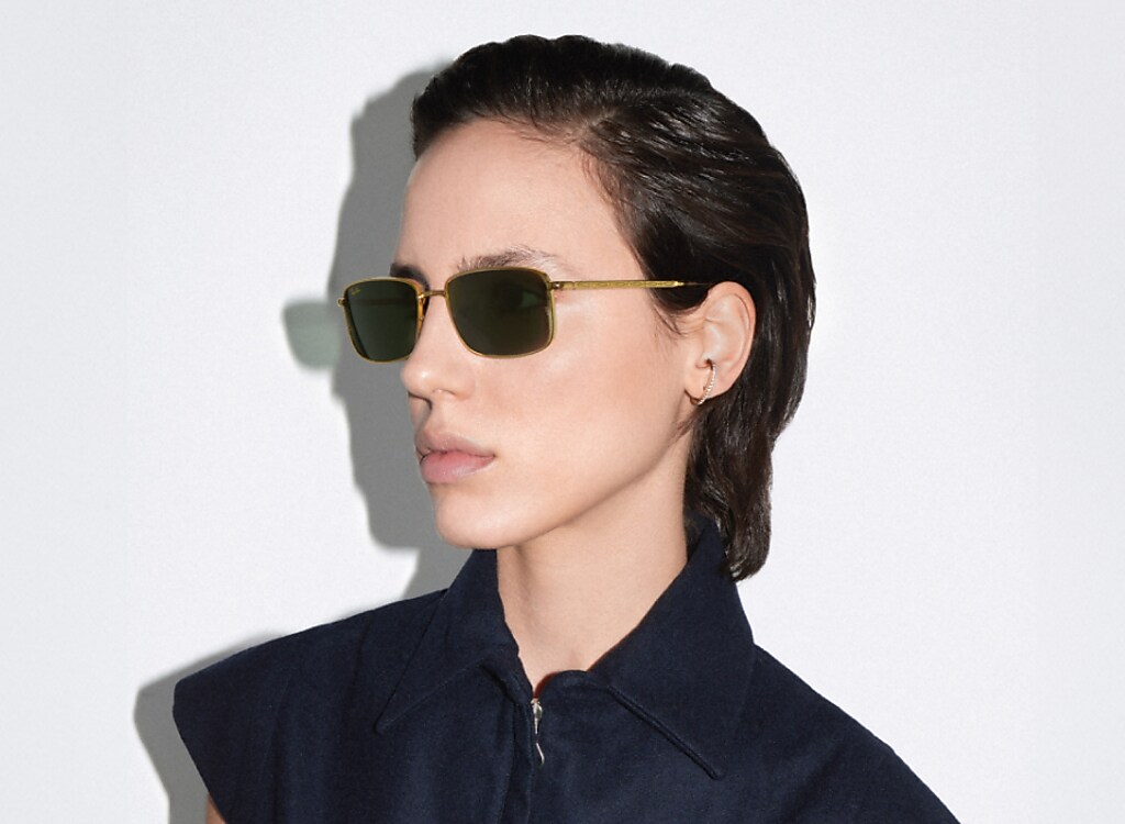 Ray-Ban RB3717 57 Green & Gold Sunglasses | Sunglass Hut USA