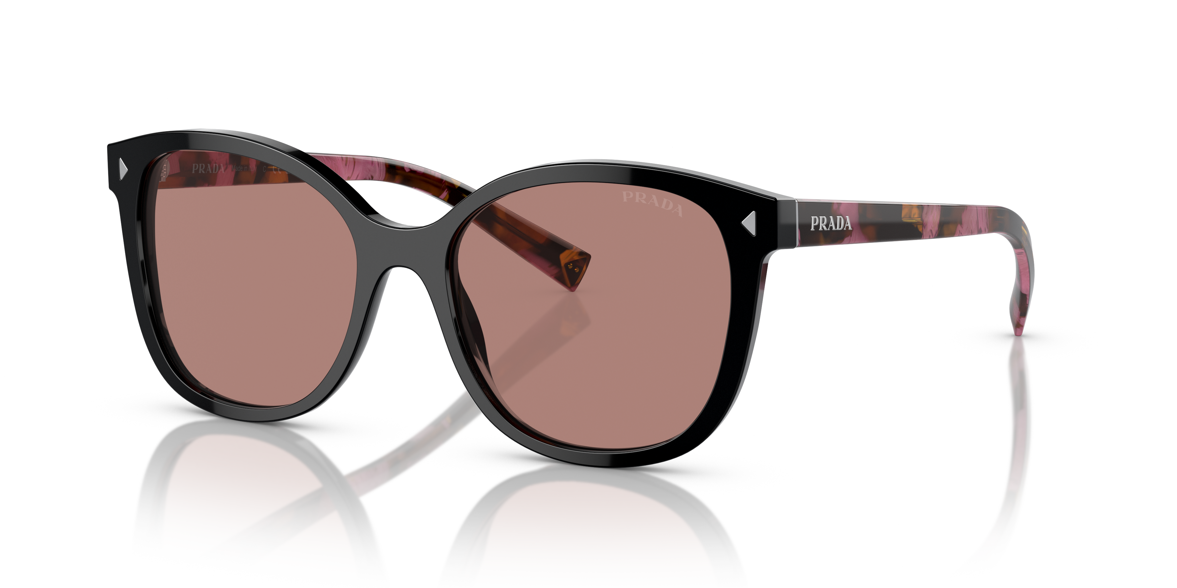 Prada PR 22ZS S (53 - 17) with Brown lenses and Brown frame | Sunglass Hut®
